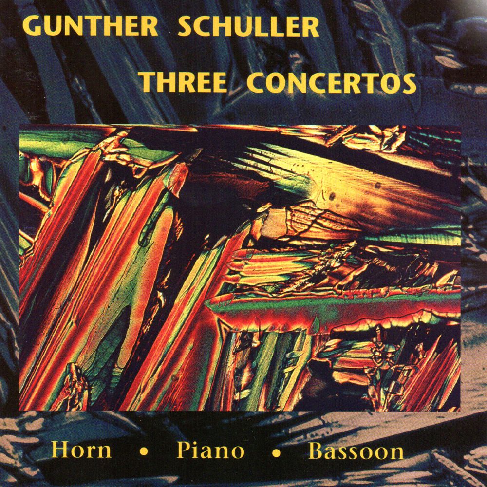 GM2044 Gunther Schuller: Three Concertos – GM Recordings